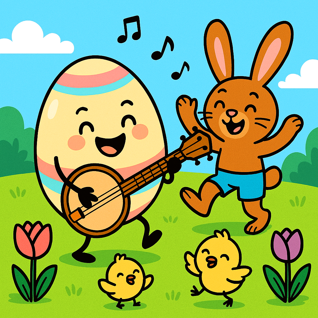 🎵 The Easter Egg That Played the Banjo 🎵 Easter Song for Preschoolers ...