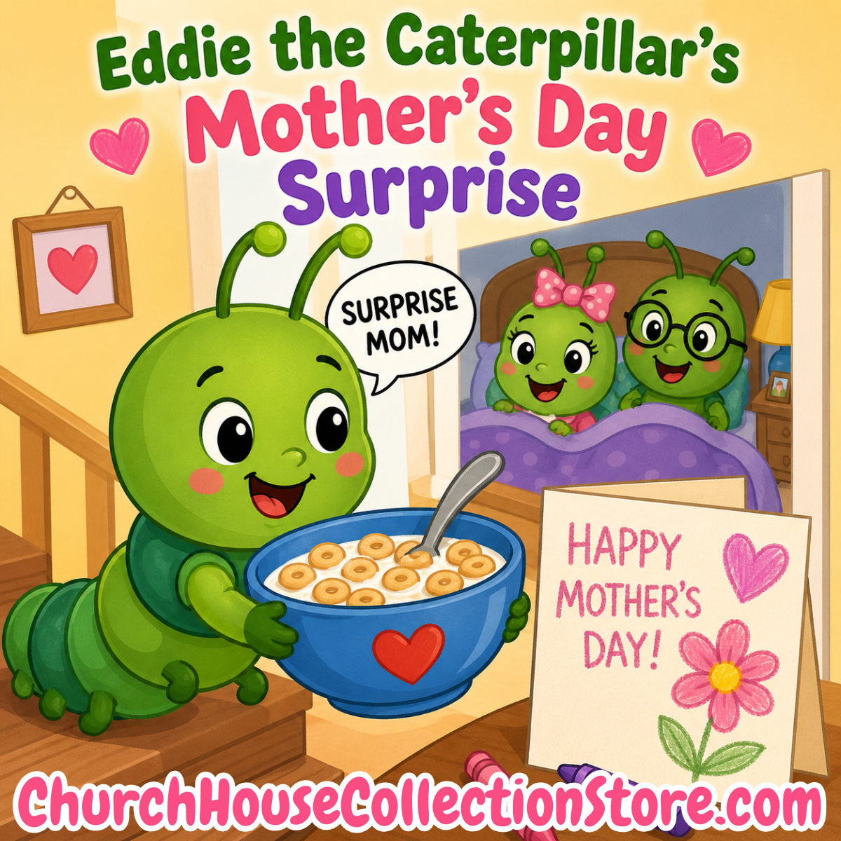 Mother’s Day Preschool Bible Lesson | Eddie the Caterpillar – Church ...