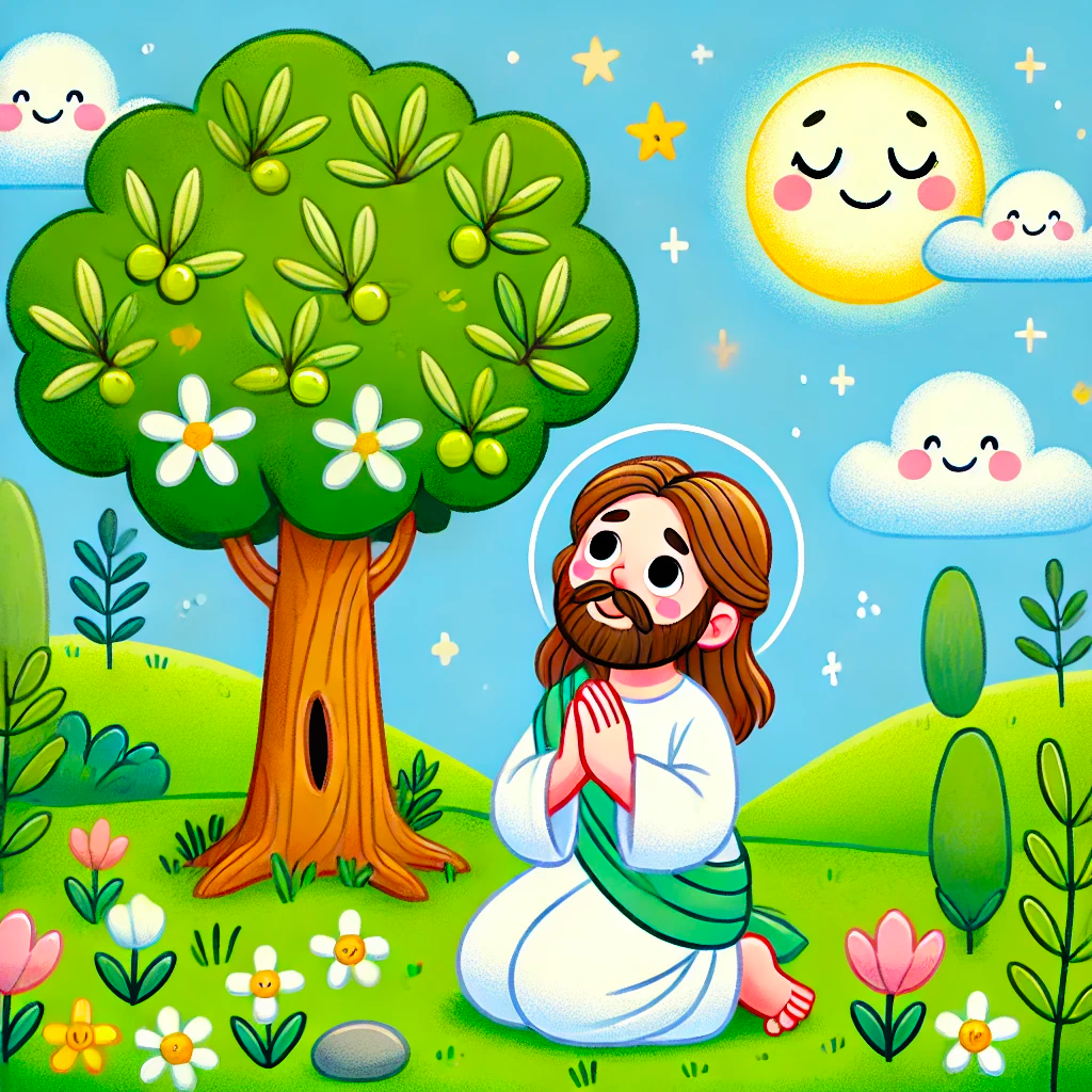 "Jesus Prays In The Garden" Spring Sunday School Lesson Plan For ...