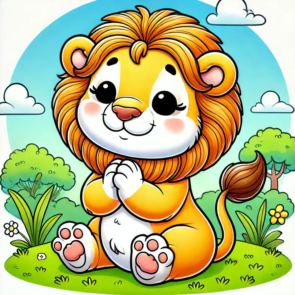 Larry the Lion Who Lost His Roar — Until He Prayed! Sunday School Less ...