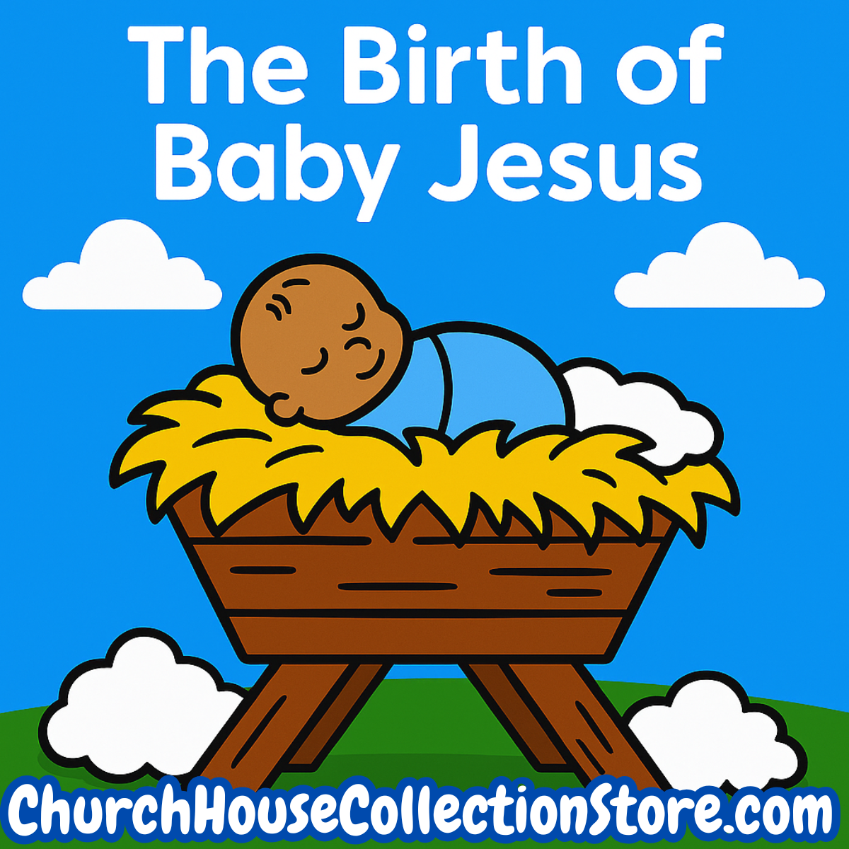 The Birth of Baby Jesus – Preschool Christmas Bible Lesson – Church ...