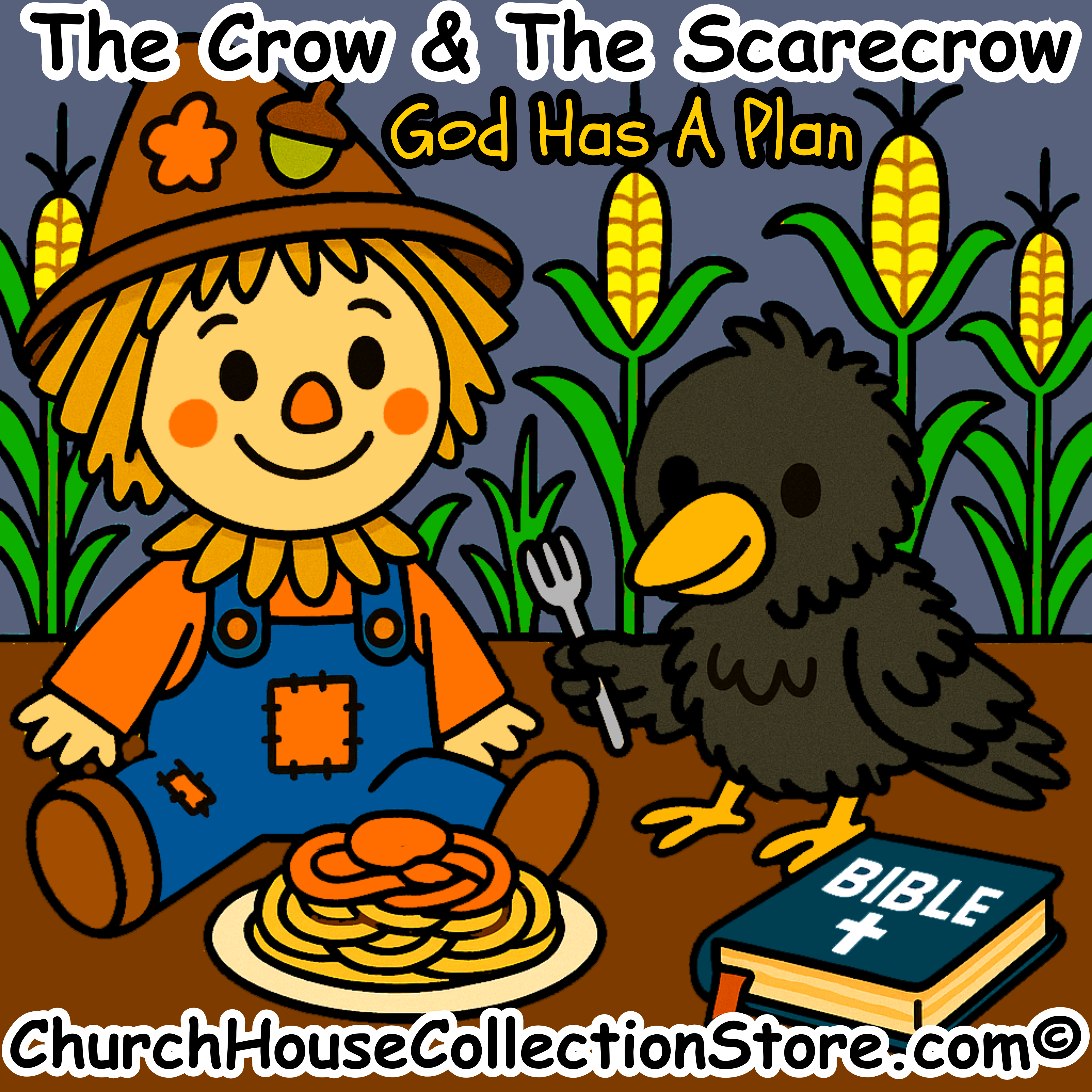 Colby Crow & Sam Scarecrow Fall Bible Lesson for Preschoolers – Church ...