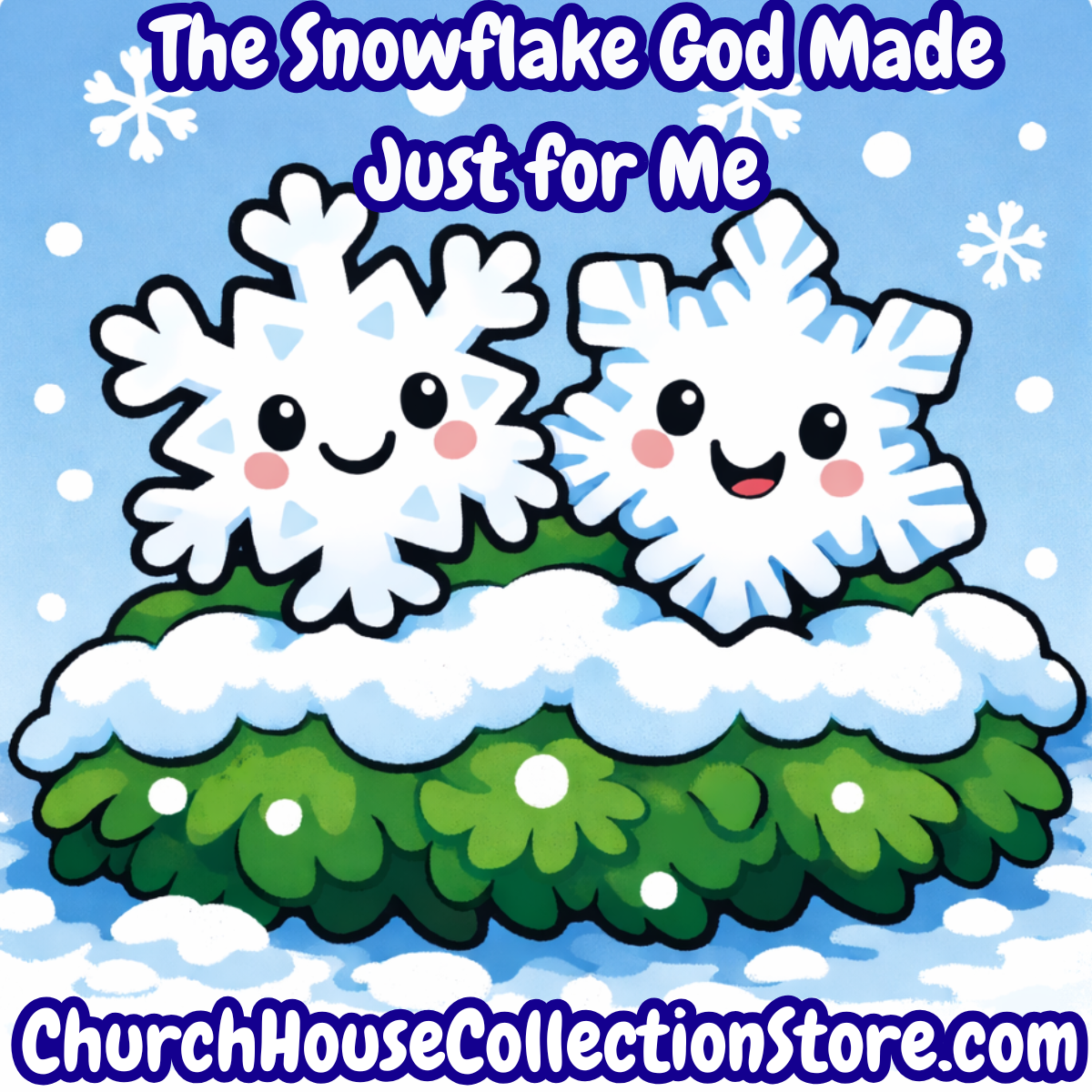 The Snowflake God Made Just for Me Preschool Bible Lesson – Church ...
