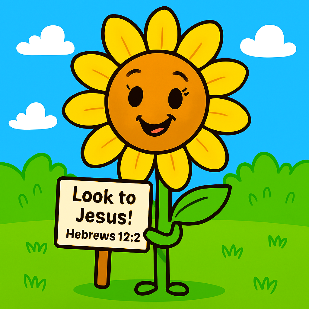 The Sunflower That Pointed To Jesus Toddler Bible Lesson – Church House ...