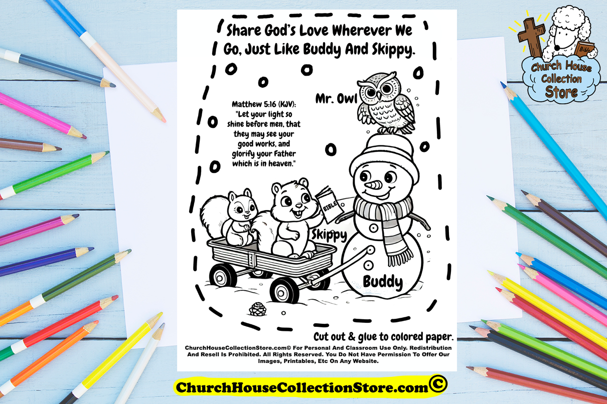 Buddy The Snowman & Skippy's Big Adventure Toddler Sunday School Lesso ...