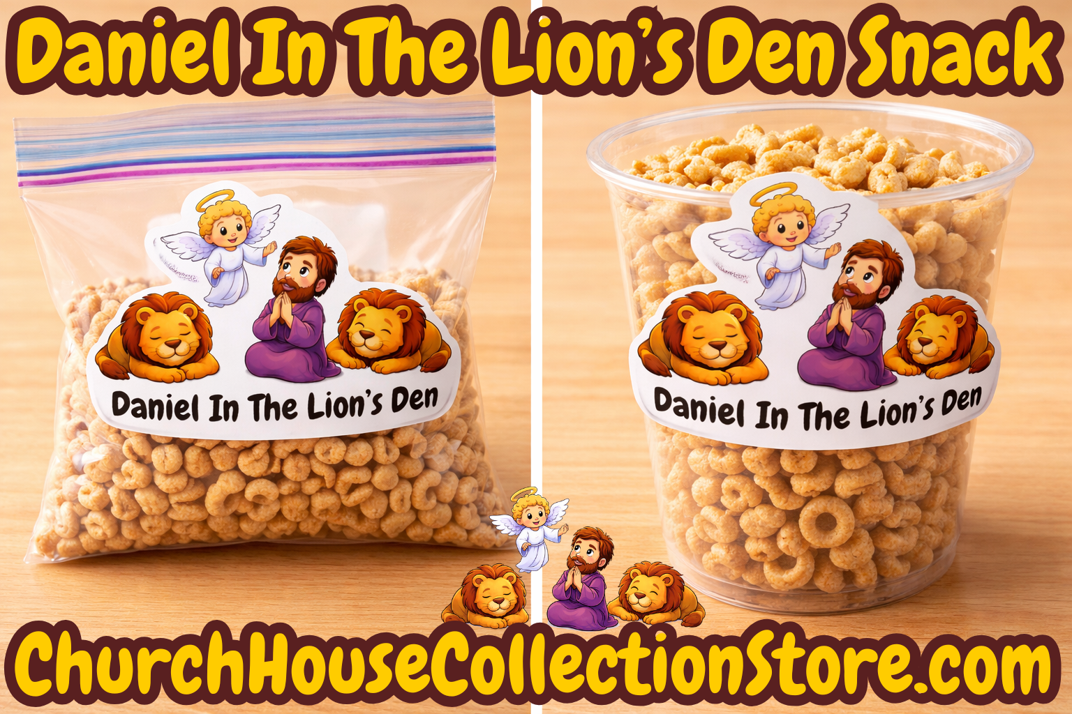 Daniel in the Lion’s Den Snack for Preschool Bible Lessons – Church ...