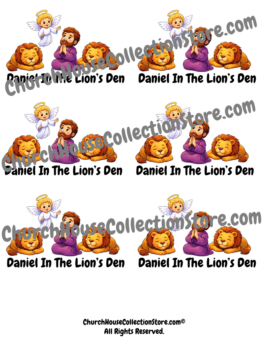Daniel in the Lion’s Den Snack for Preschool Bible Lessons – Church ...