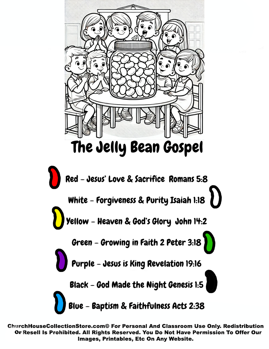 The Day The Jelly Beans Taught Me About Jesus Sunday School Lesson Pla ...